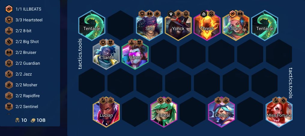 3 Heartsteel, 2 8-bit, 2 Big Shot, 2 Bruiser, 2 Guardian, 2 Jazz, 2 ...