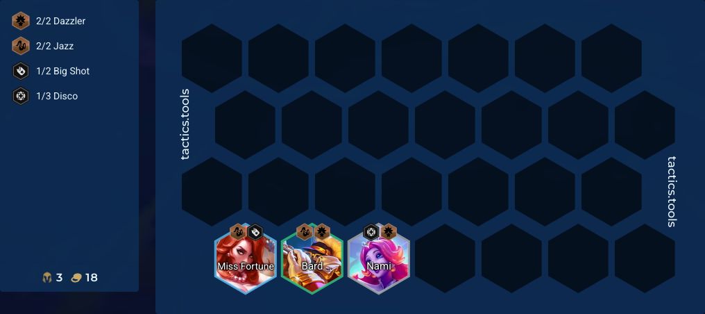 2 Dazzler, 2 Jazz - TFT Team Builder Set 10