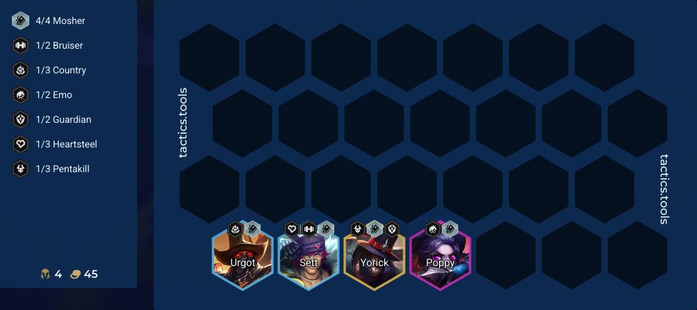4 Mosher - TFT Team Builder Set 10