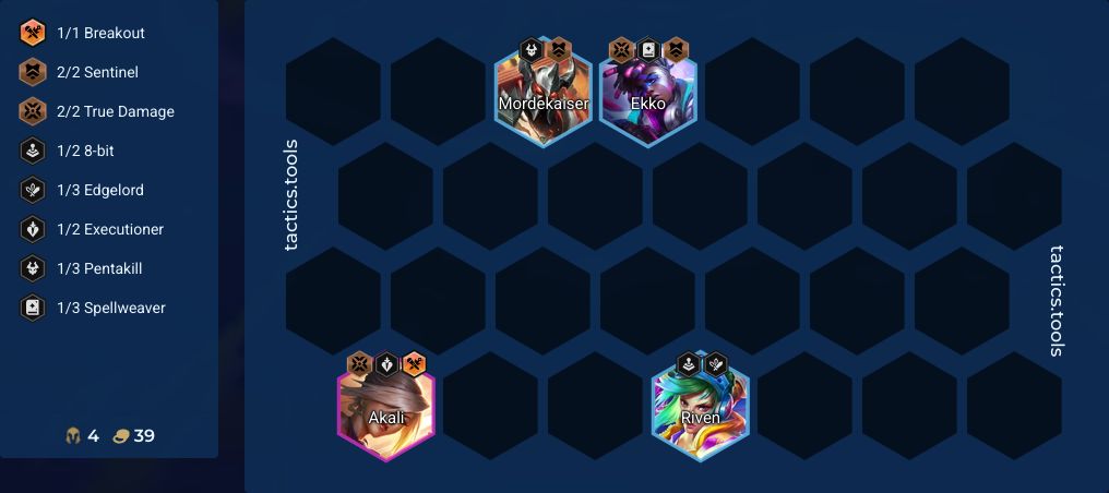 2 Sentinel, 2 True Damage - TFT Team Builder Set 10