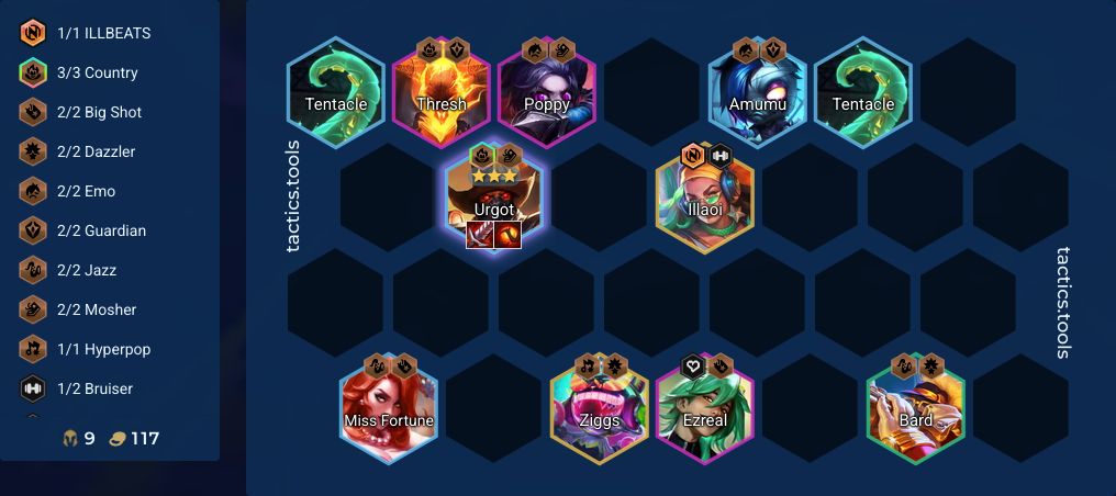 3 Country, 2 Big Shot, 2 Dazzler, 2 Emo, 2 Guardian, 2 Jazz, 2 Mosher ...