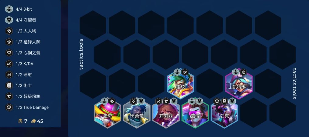 4 8-bit, 4 守望者 - TFT Team Builder Set 10