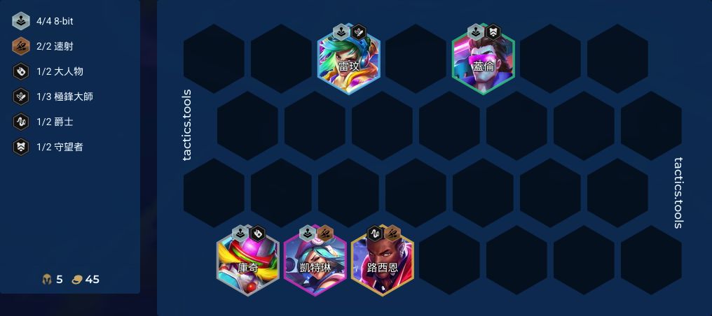 4 8-bit, 2 速射 - TFT Team Builder Set 10