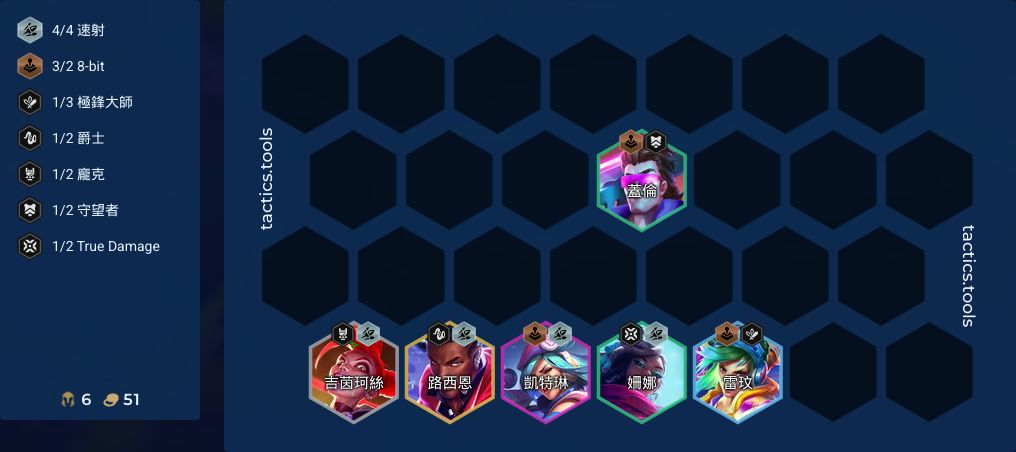 4 速射, 2 8-bit - TFT Team Builder Set 10