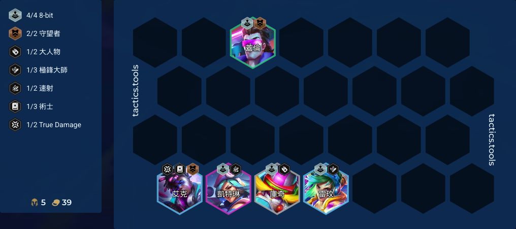 4 8-bit, 2 守望者 - TFT Team Builder Set 10